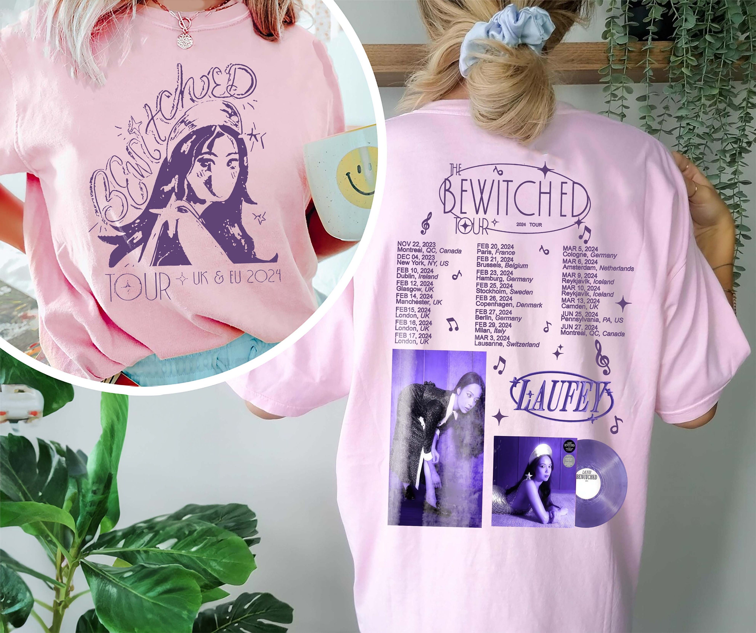 Laufey Tour 2024 PNG , Laufey the Bewitched Tour Png, Laufey Fan Gift ...