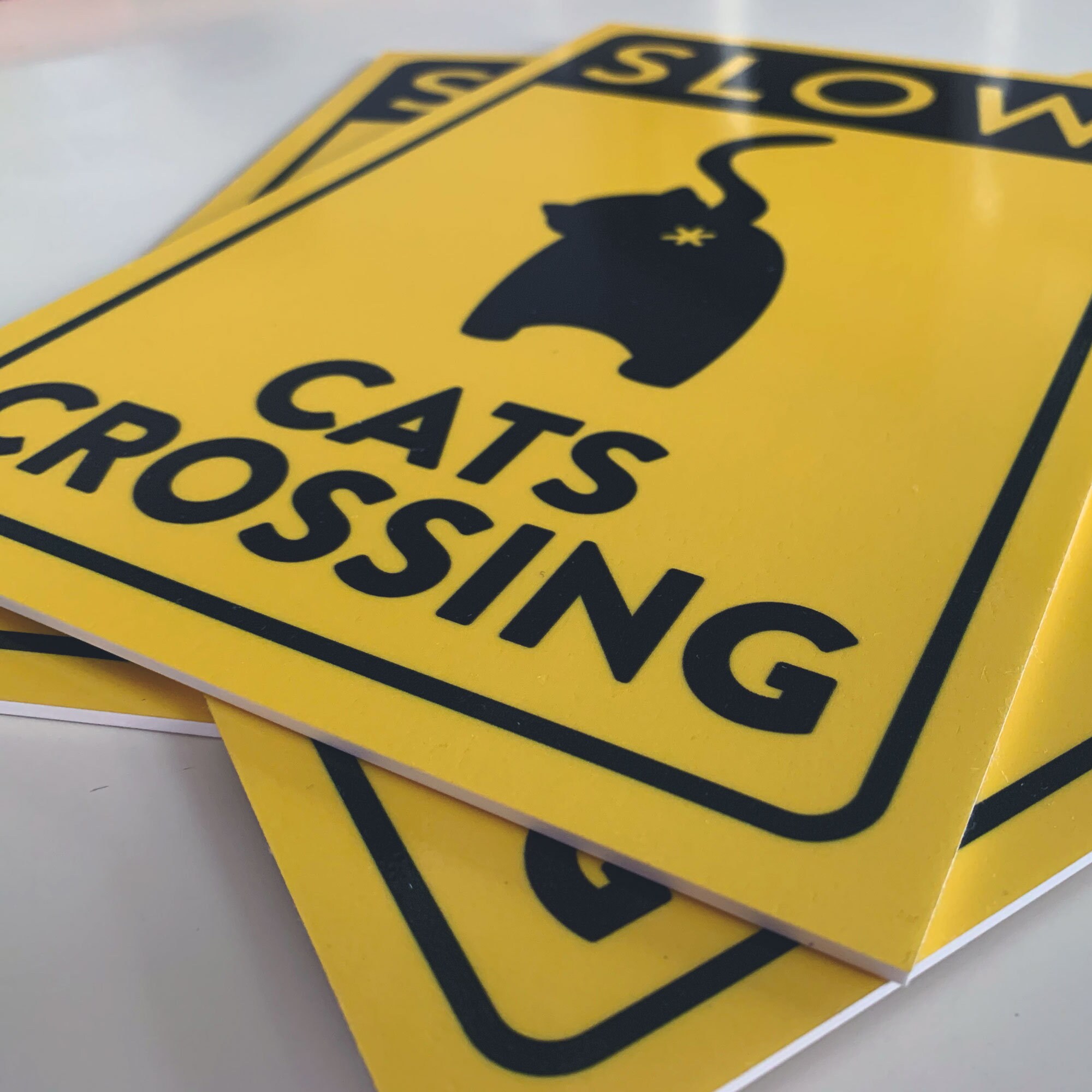 Cat Butt Cats Crossing Sign - Etsy