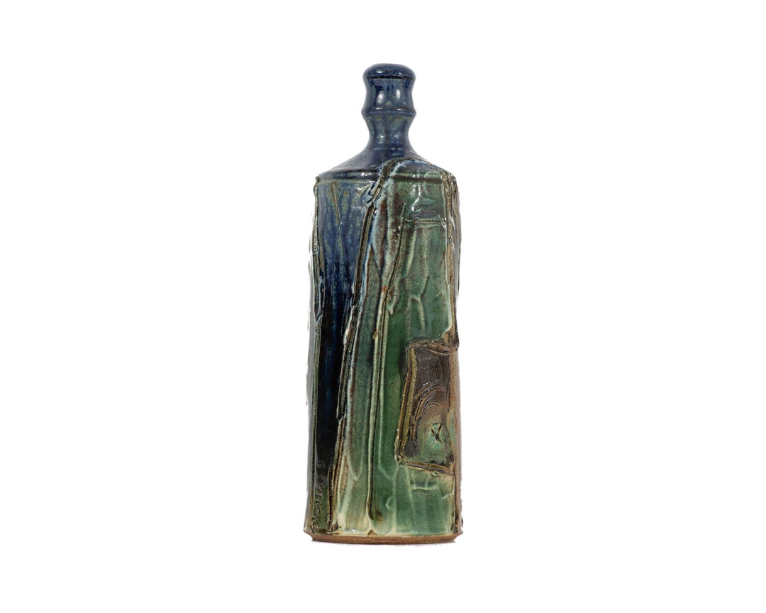 Berning Signed Studio Pottery Bottle Vase - Etsy
