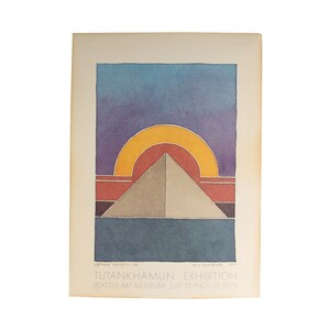 Mark Mutchnik 1978 pyramid Variation 22 Tutankhamun Exhibition Poster ...