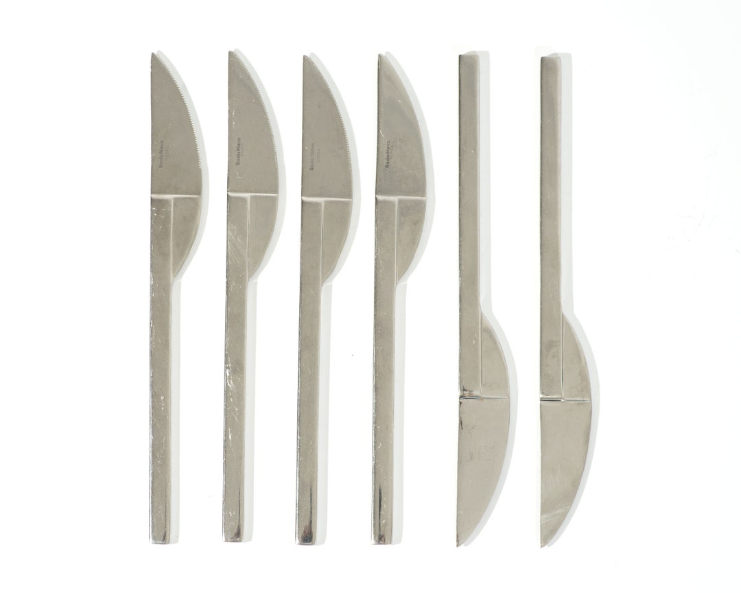 Boda Nova stockholm Modernist Stainless Steel Knives - Etsy