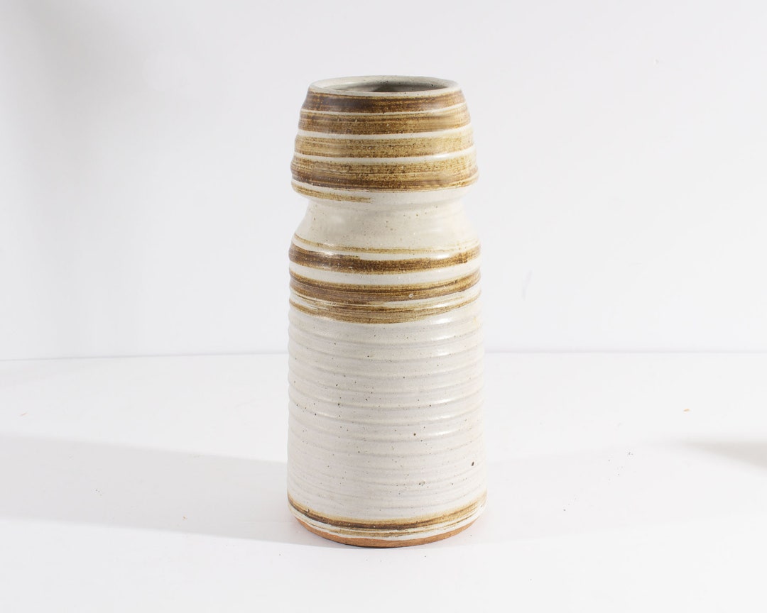 Vintage Signed JT Studio Pottery Vase - Etsy
