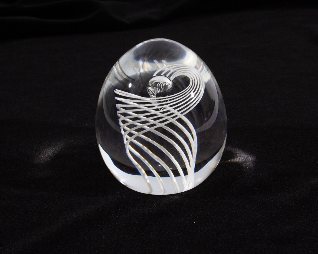 Steuben Glass Twist Paperweight - Etsy
