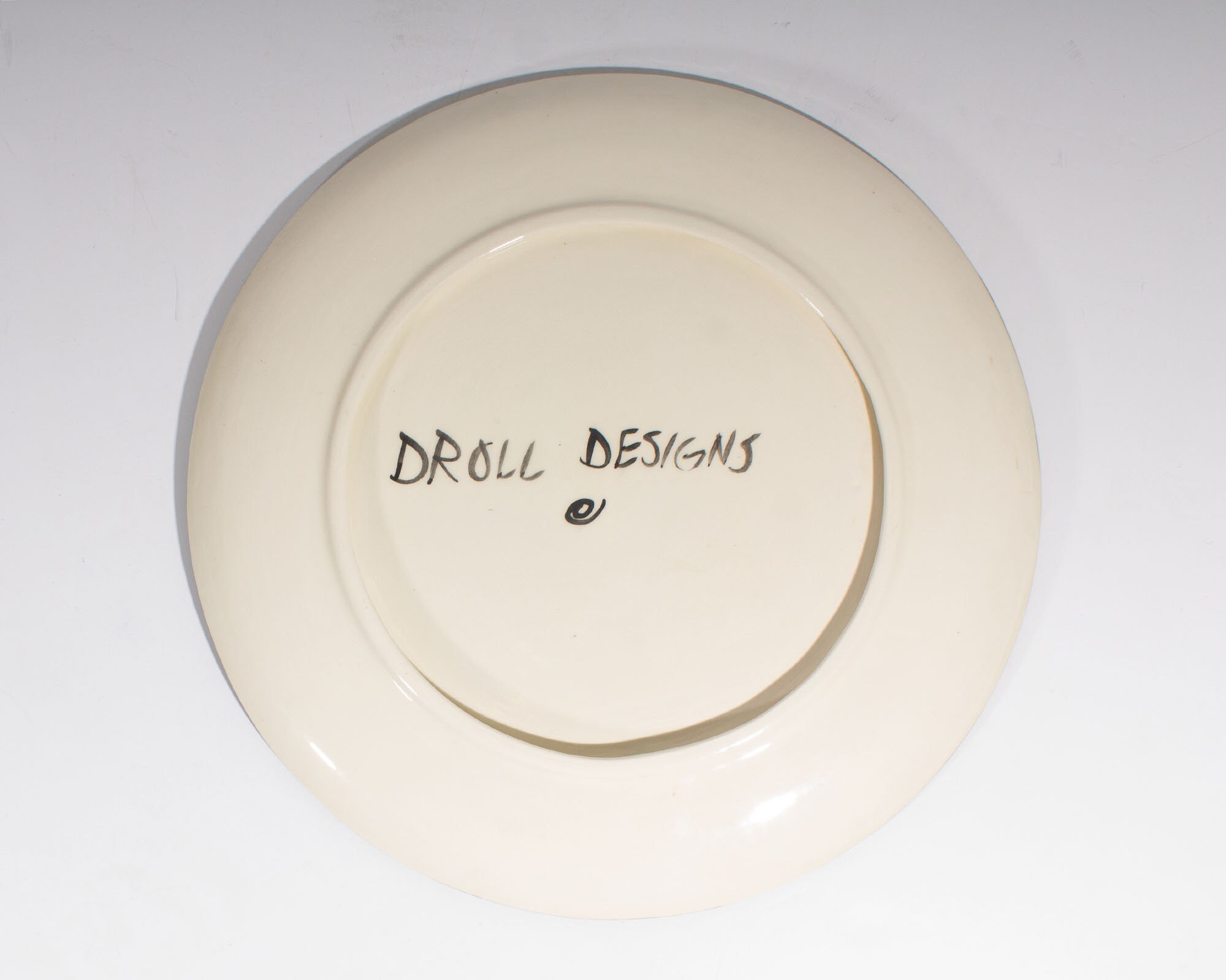 Droll Designs Ceramic Bird Plate - Etsy