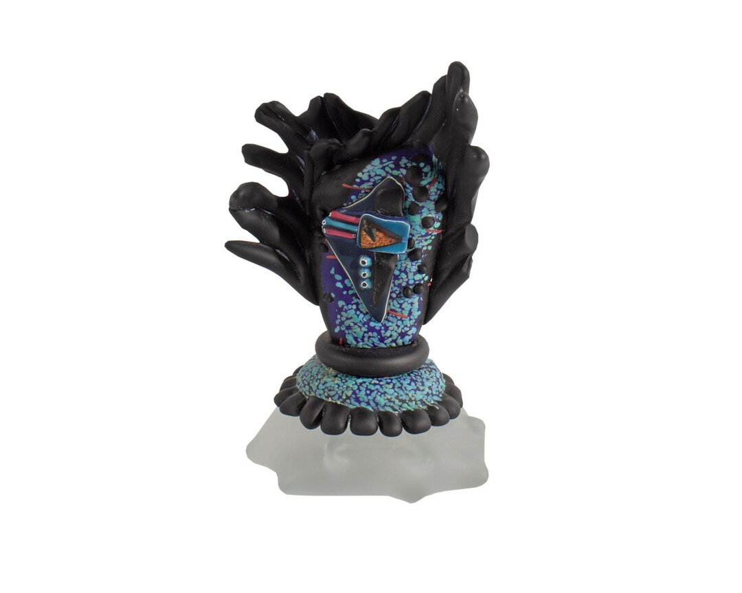 Peter Patterson Signed 2002 Postmodern Art Glass Sculpture - Etsy