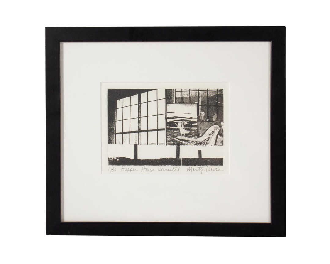Marty Davis "hopper House Revisited" Aquatint Print - Etsy