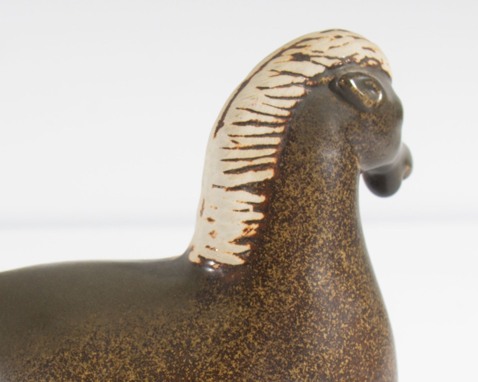 Stig Lindberg Gustavsberg Brown Ceramic Horse - Etsy