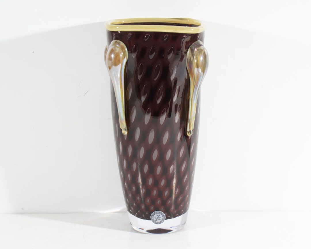 Chip Scarborough Z Fusion Glass Vase - Etsy