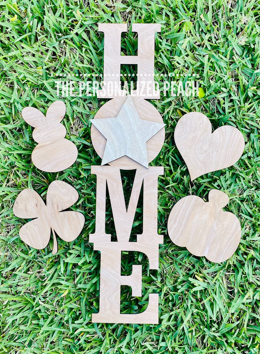 Interchangeable Home Sign With Attachments/ DIY Paint Kit/ - Etsy