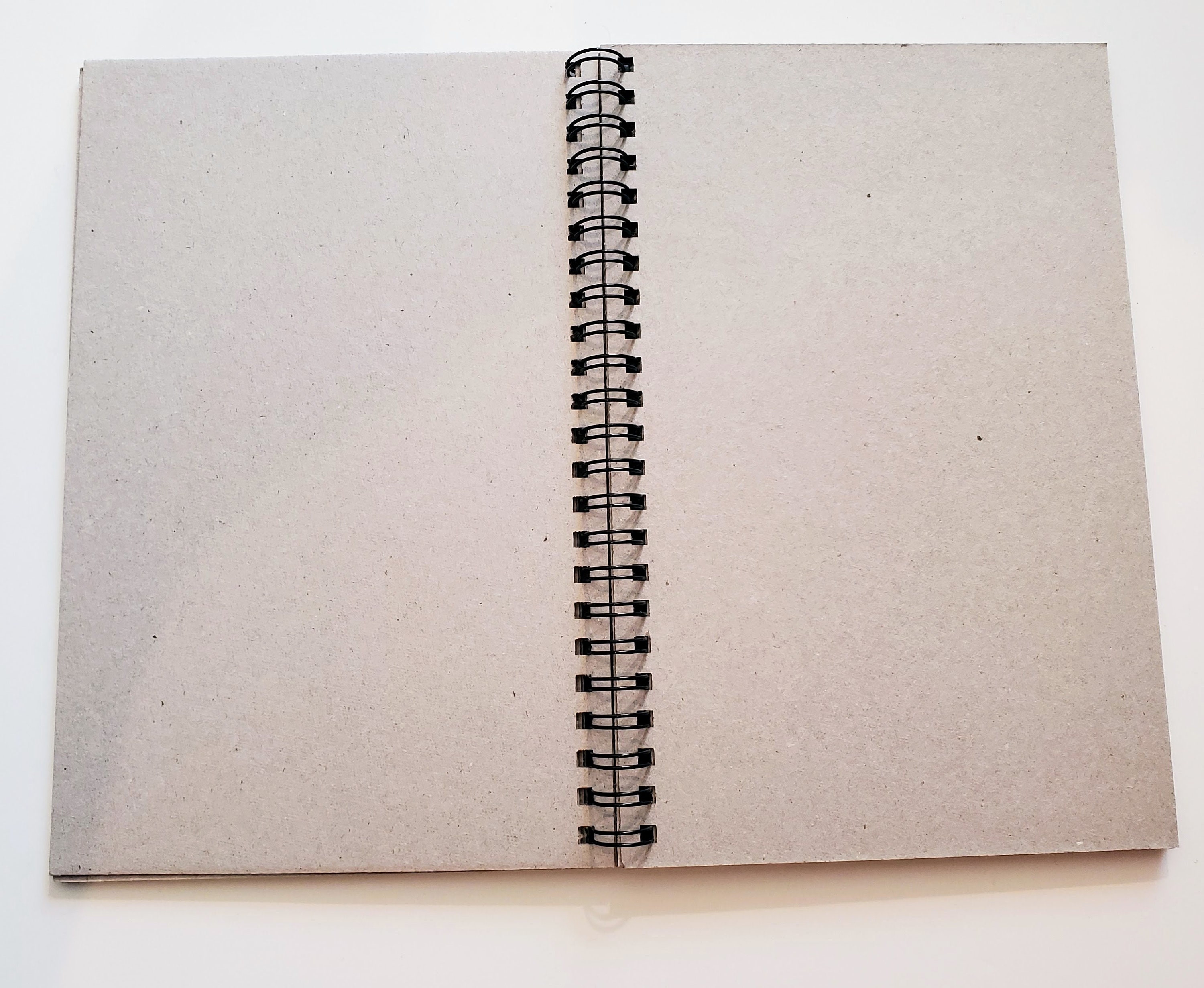 2 Blank Kraft/chip Board Bound Notebooks Junk Journal Blank - Etsy