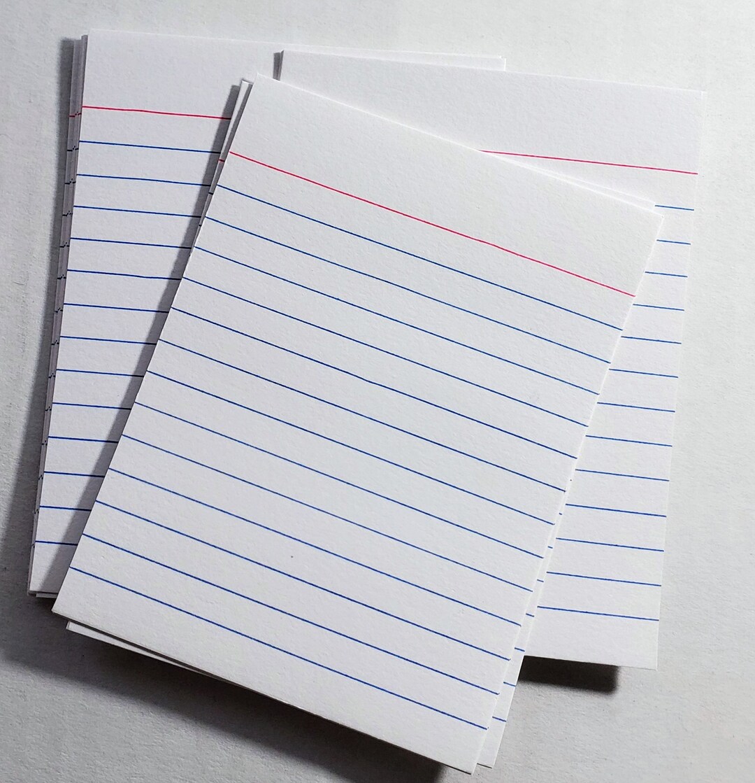 25 Note Card Set. 3x4 Blank Mini Index Cards - Etsy
