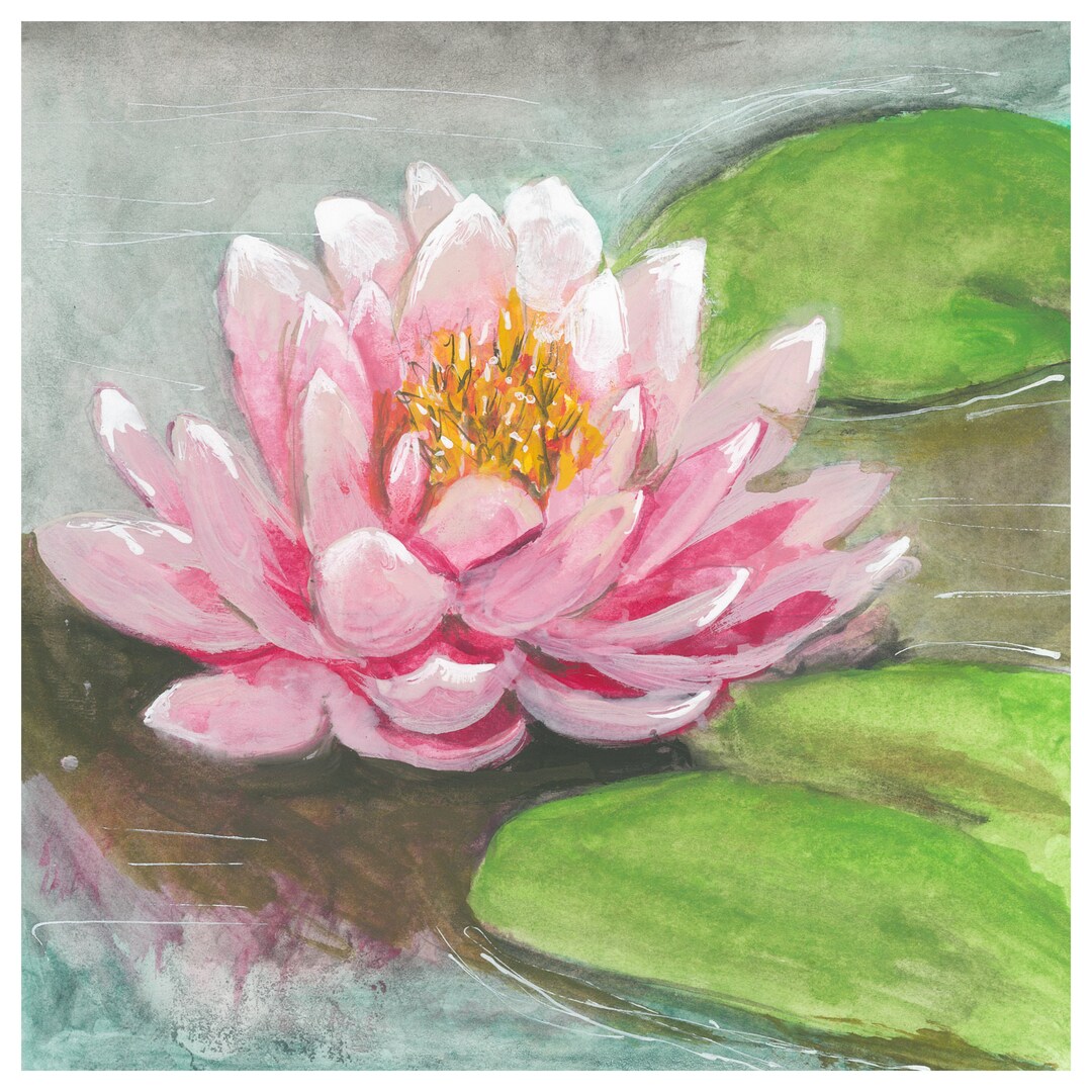 Lotus Flower Digital Download Art by Bethany - Etsy
