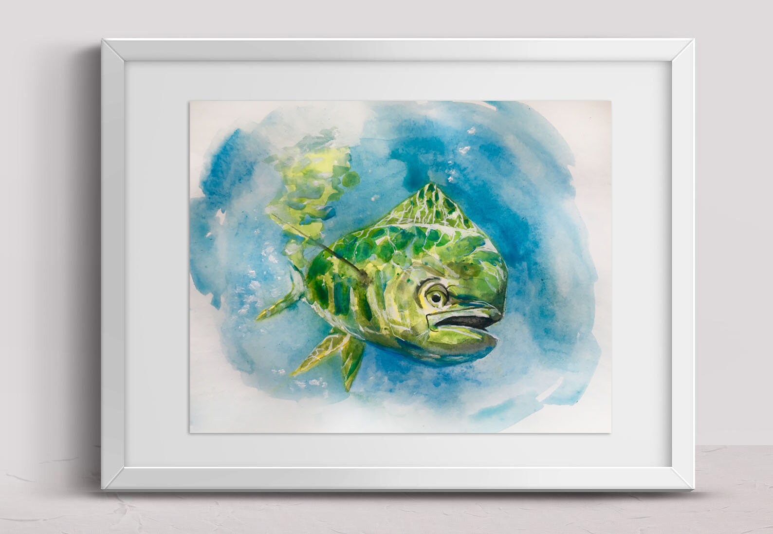Mahi Mahi Dolphinfish Digital Download Art by Bethany Kerr - Etsy