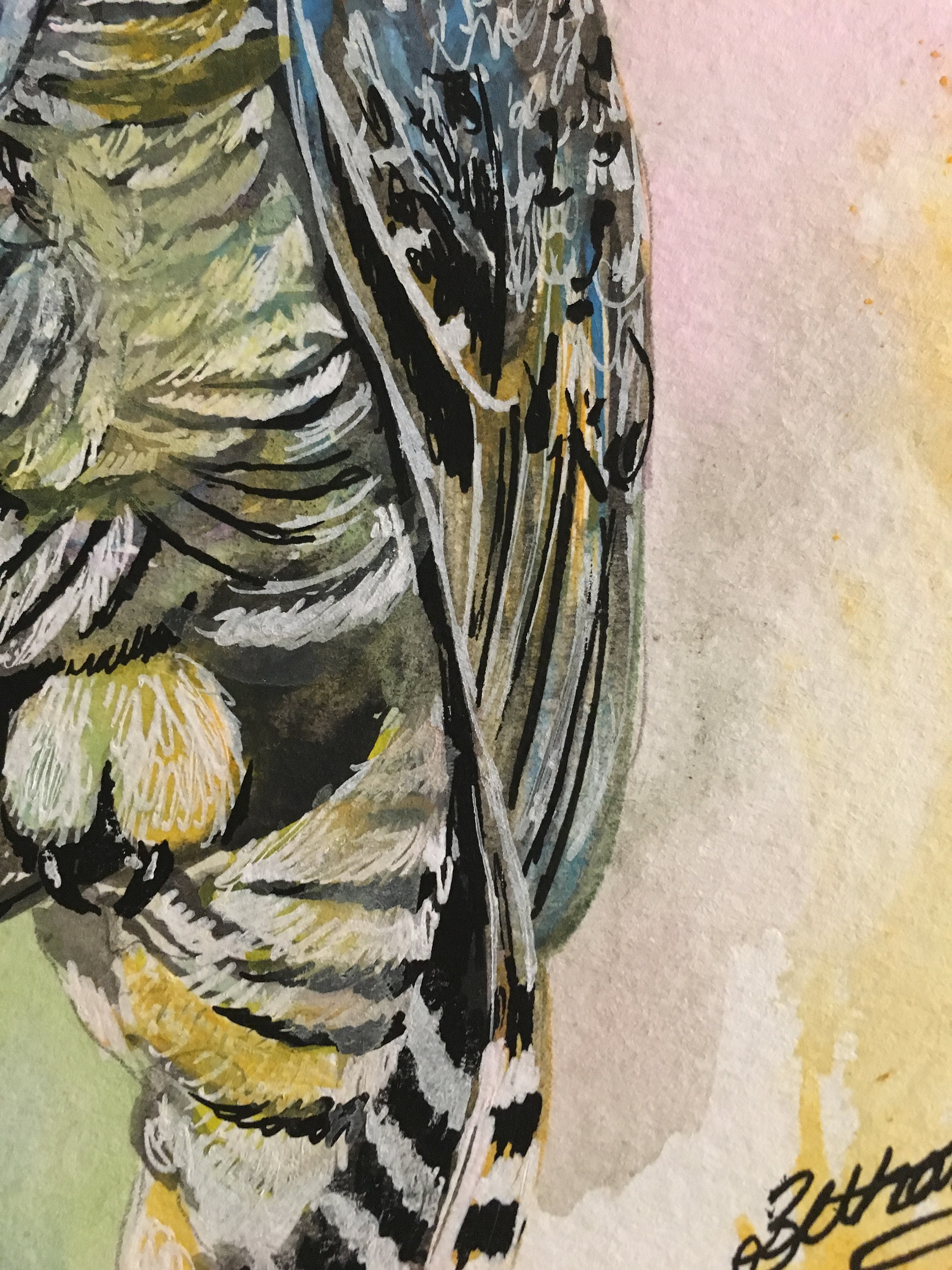 Watercolor Owl in Tree Art Print by Bethany Kerr - Etsy UK