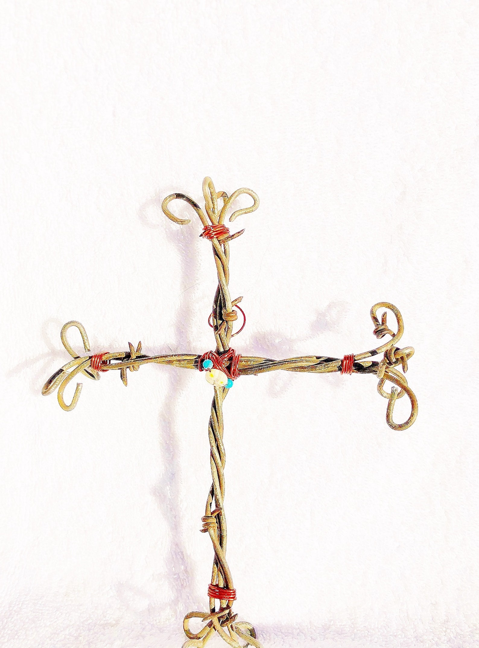 Barbed Wire Cross - Etsy