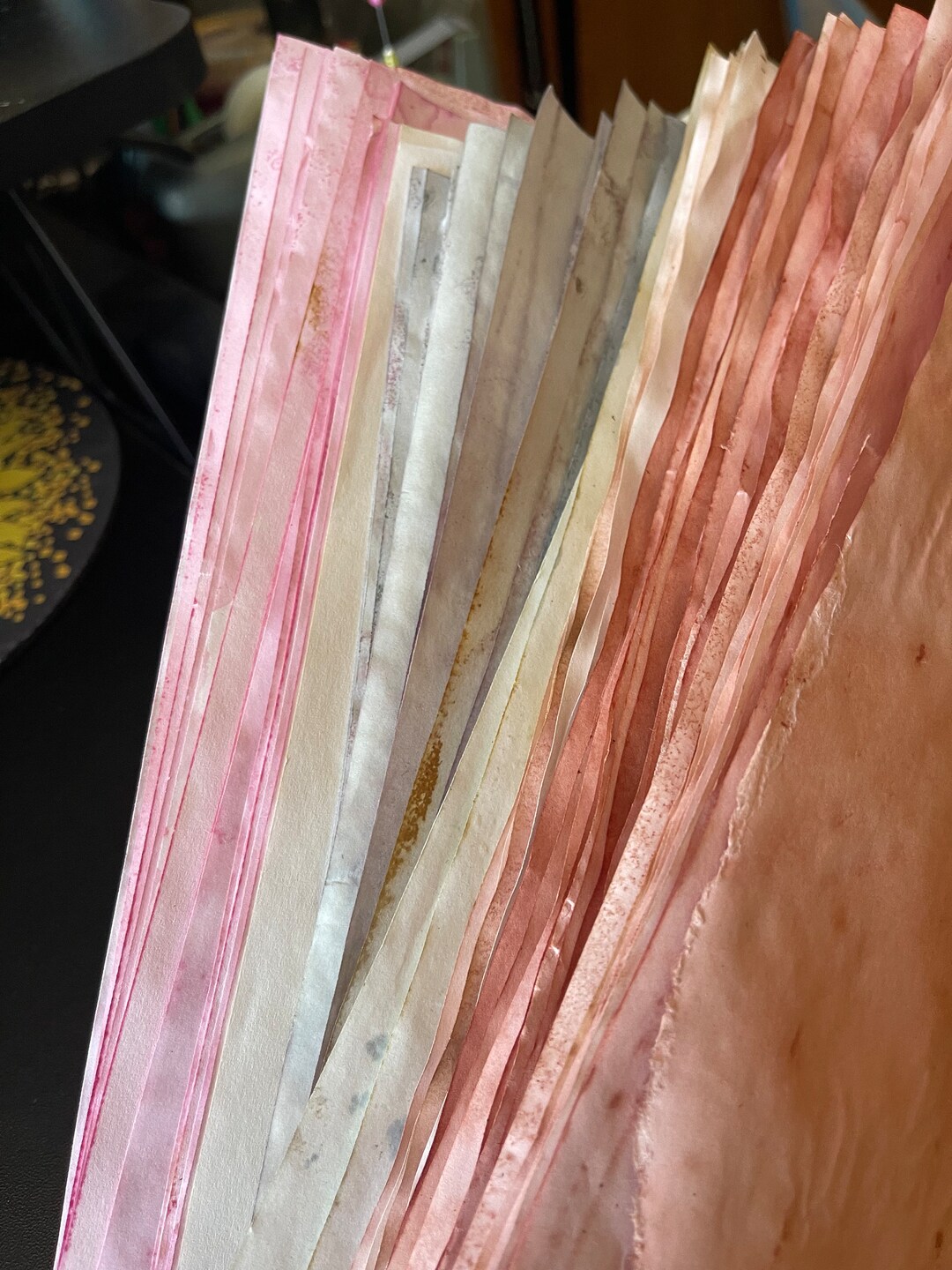 Eco Dyed Paper Packs - Etsy