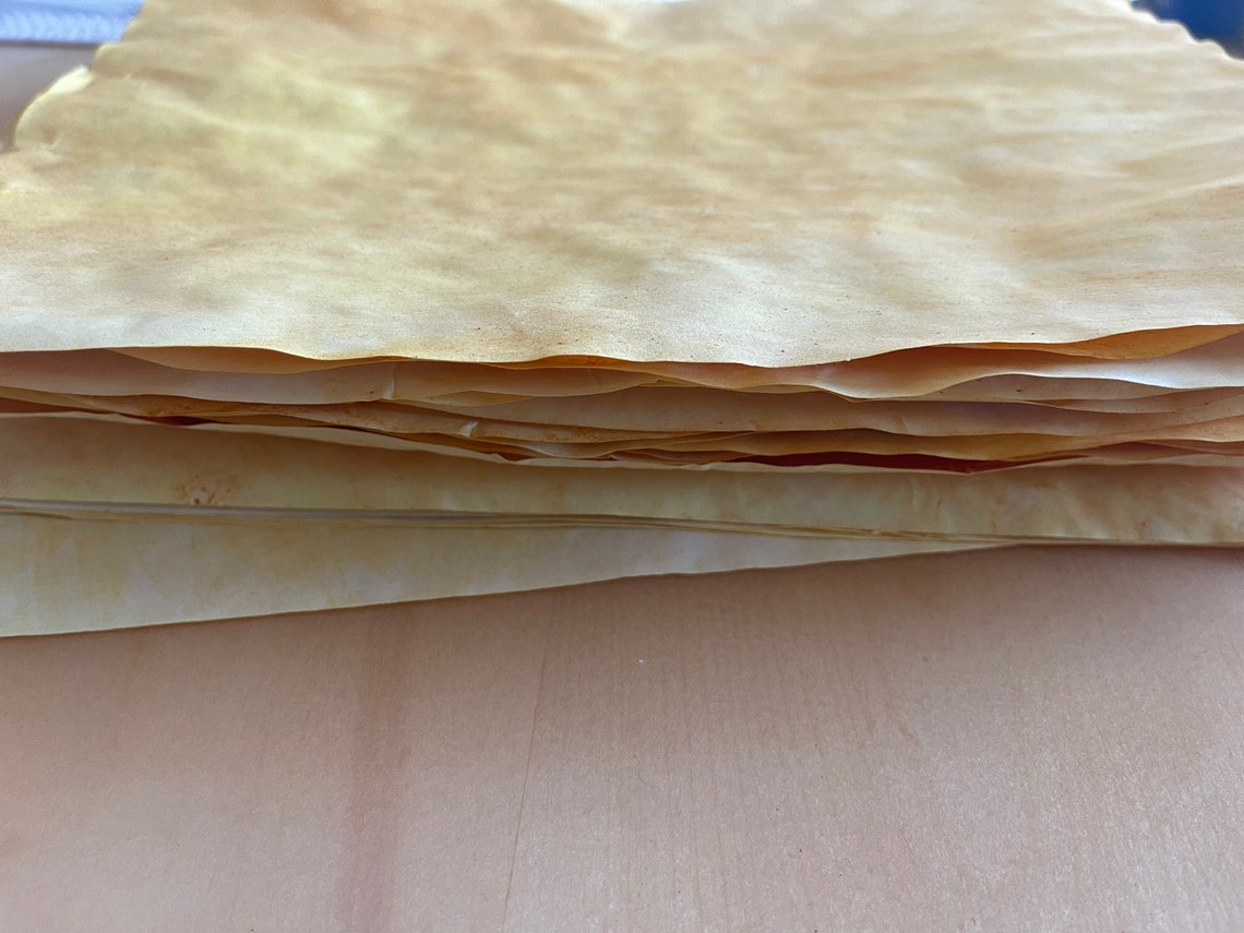 Eco Dyed Paper Packs - Etsy