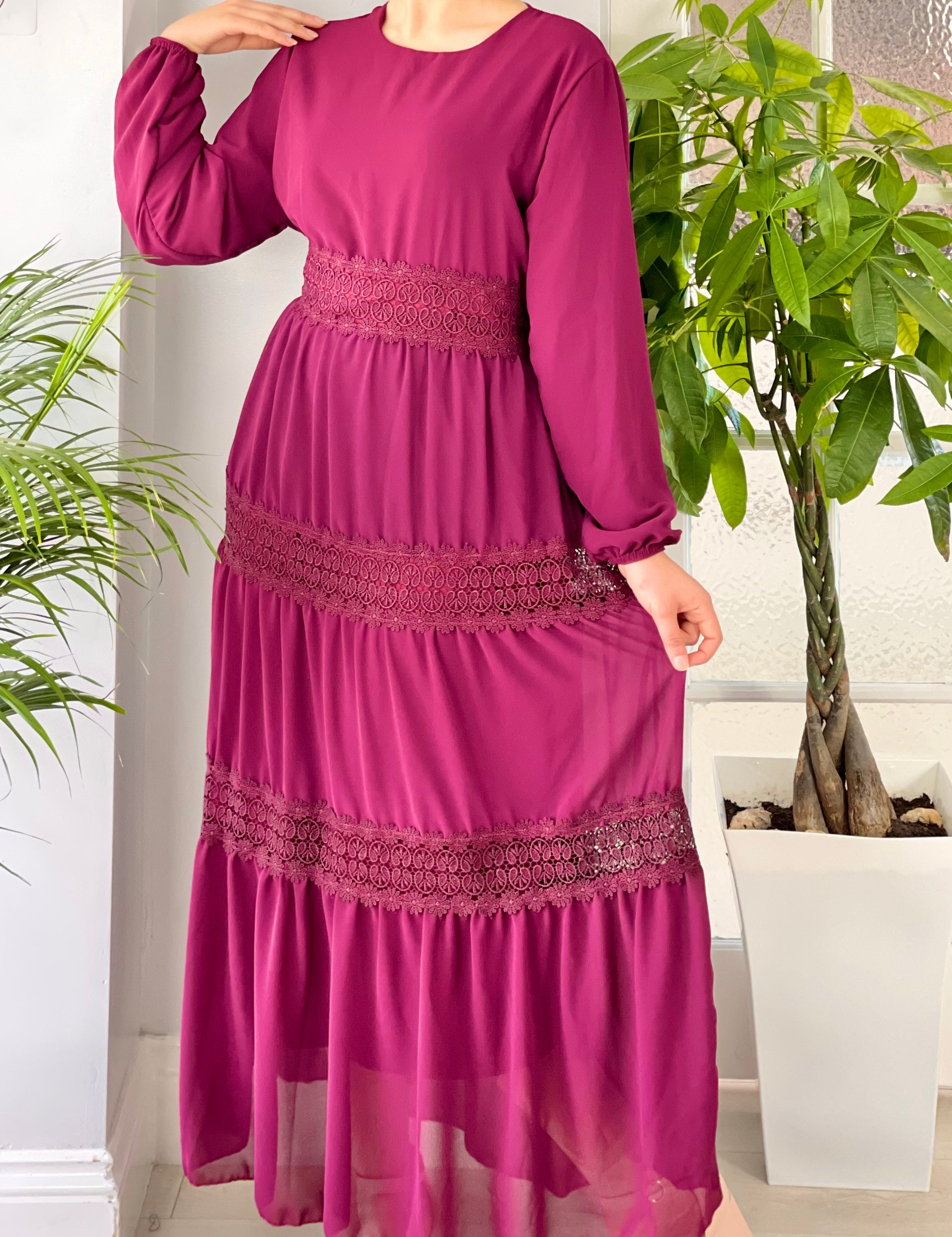 Ramoda Beautiful One Size Women Dress Maxi Dress Kaftan Moron Long ...