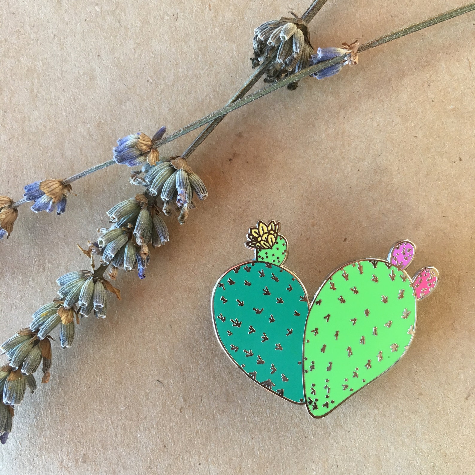 Corazon De Nopal Pin - Etsy