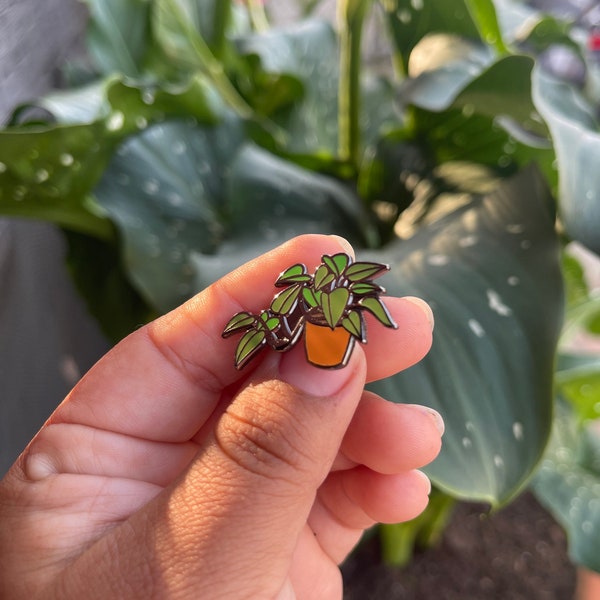 Plant Enamel Pin - Etsy