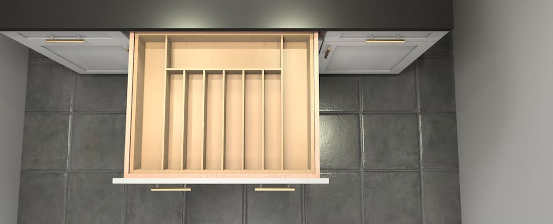 Custom Drawer Divider, Maple Silverware Organizer, 9 Spaces ...