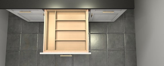 Custom Drawer Divider Maple Silverware Organizer 5 Spaces | Etsy