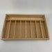 Custom Drawer Divider Maple Silverware Organizer 7 Spaces - Etsy