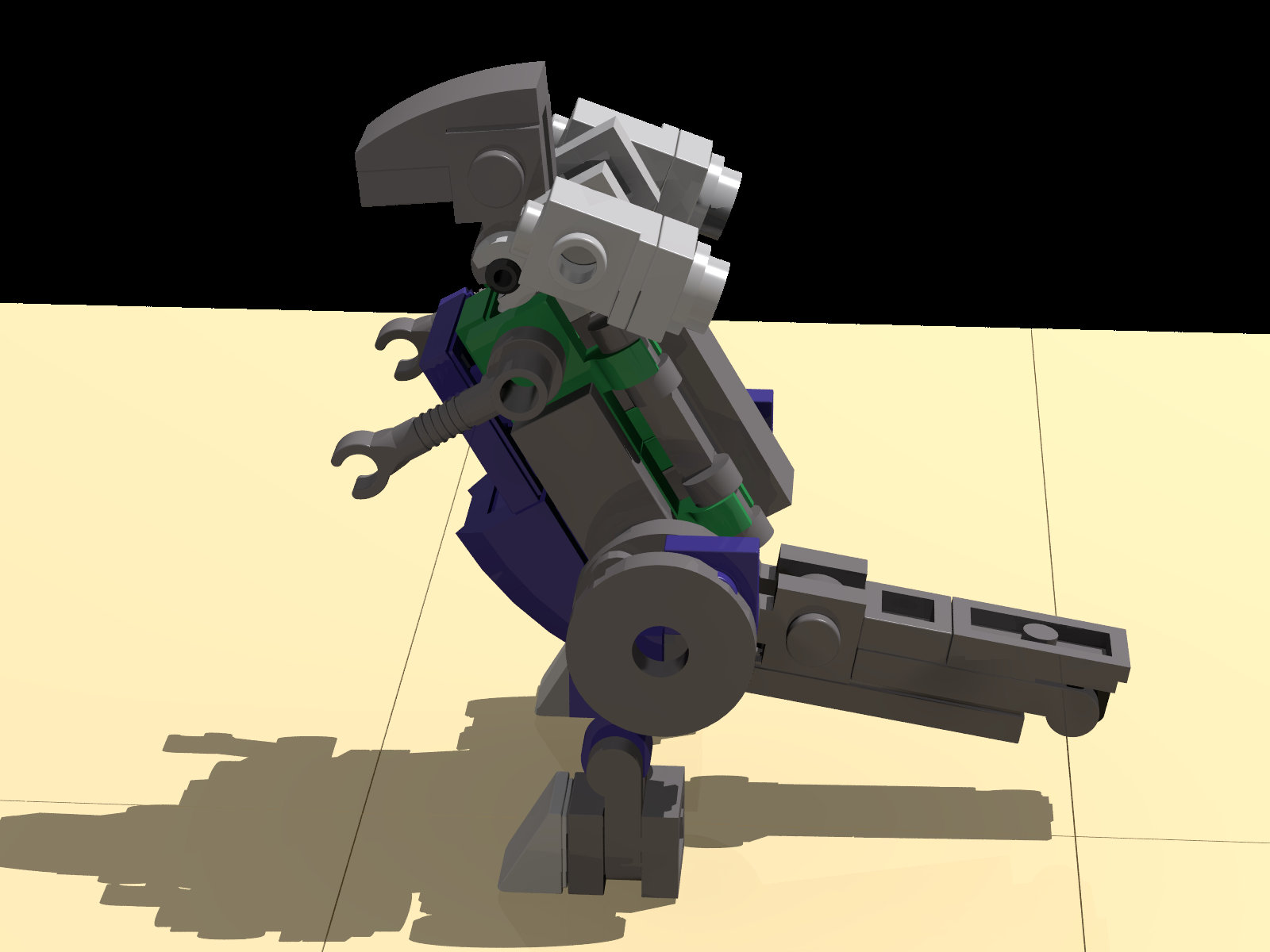 Micro Transformers Gen1 Decepticon Titan Trypticon - Instructions and ...