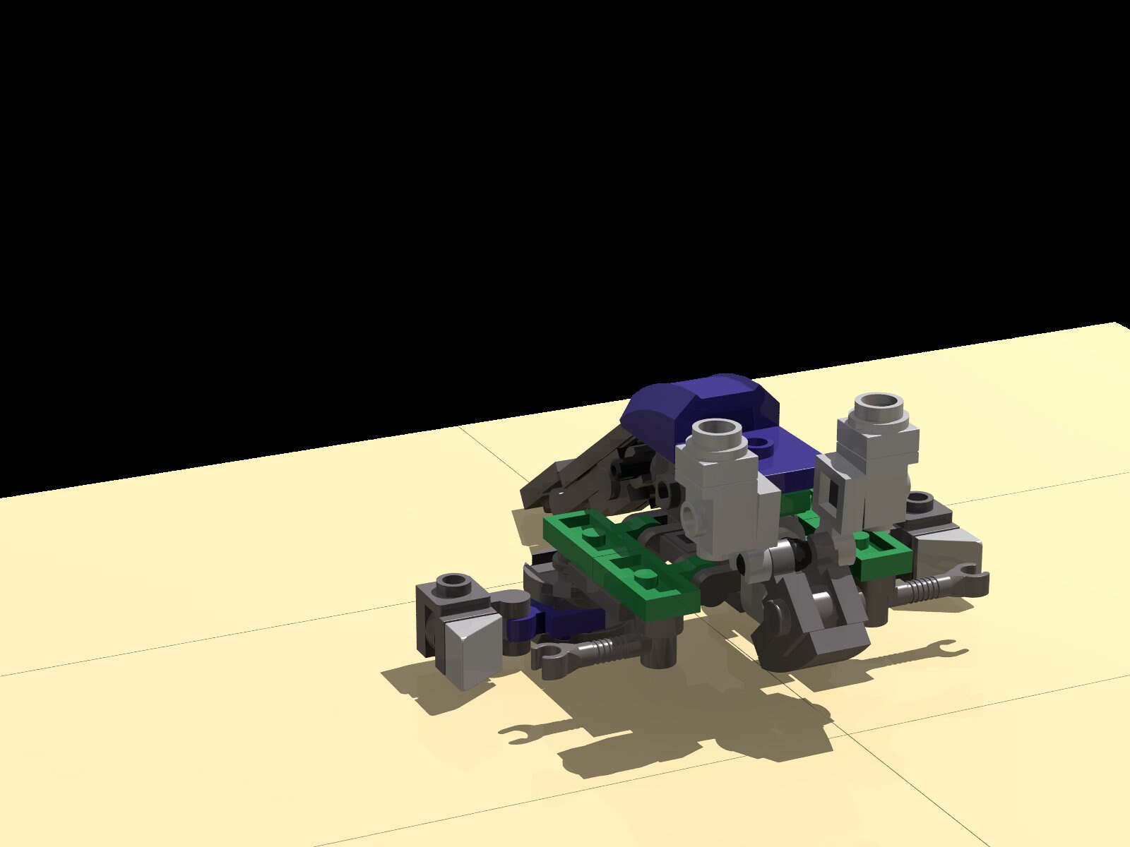 Micro Transformers Gen1 Decepticon Titan Trypticon - Instructions and ...