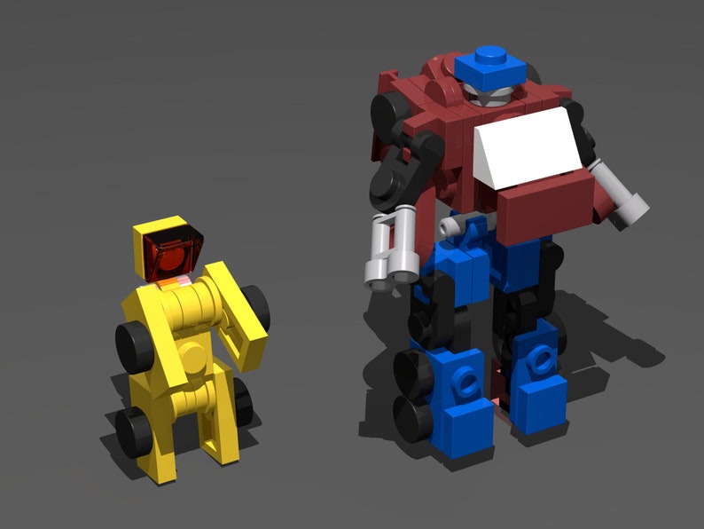 Instructions - Micro Transformers Armada Optimus Prime and Minibot - Etsy