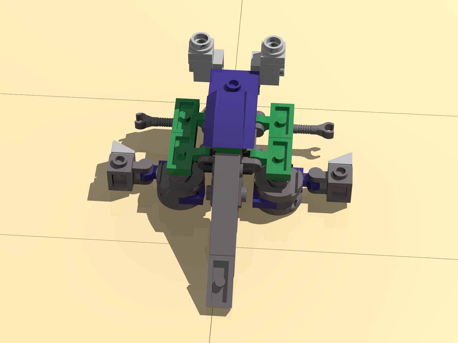 Micro Transformers Gen1 Decepticon Titan Trypticon - Etsy