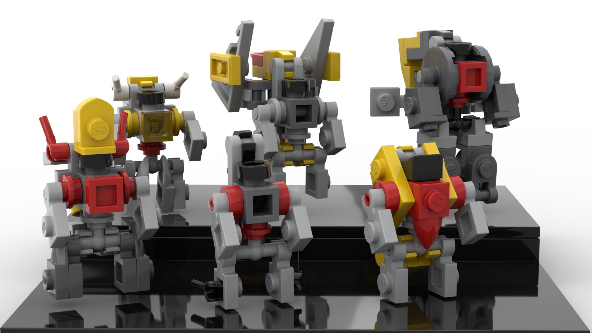 Minifig Scale Transformers Gen 1 Dinobots Complete Set - Etsy