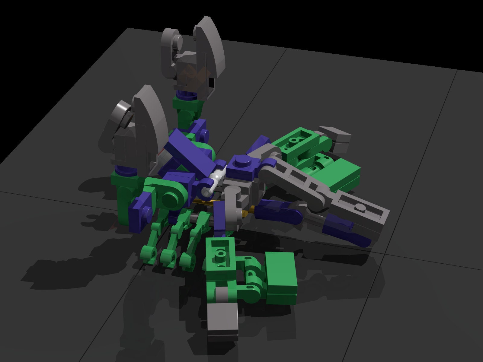 Micro Transformers Gen1 Decepticon Titan Scorponok - Instructions and ...