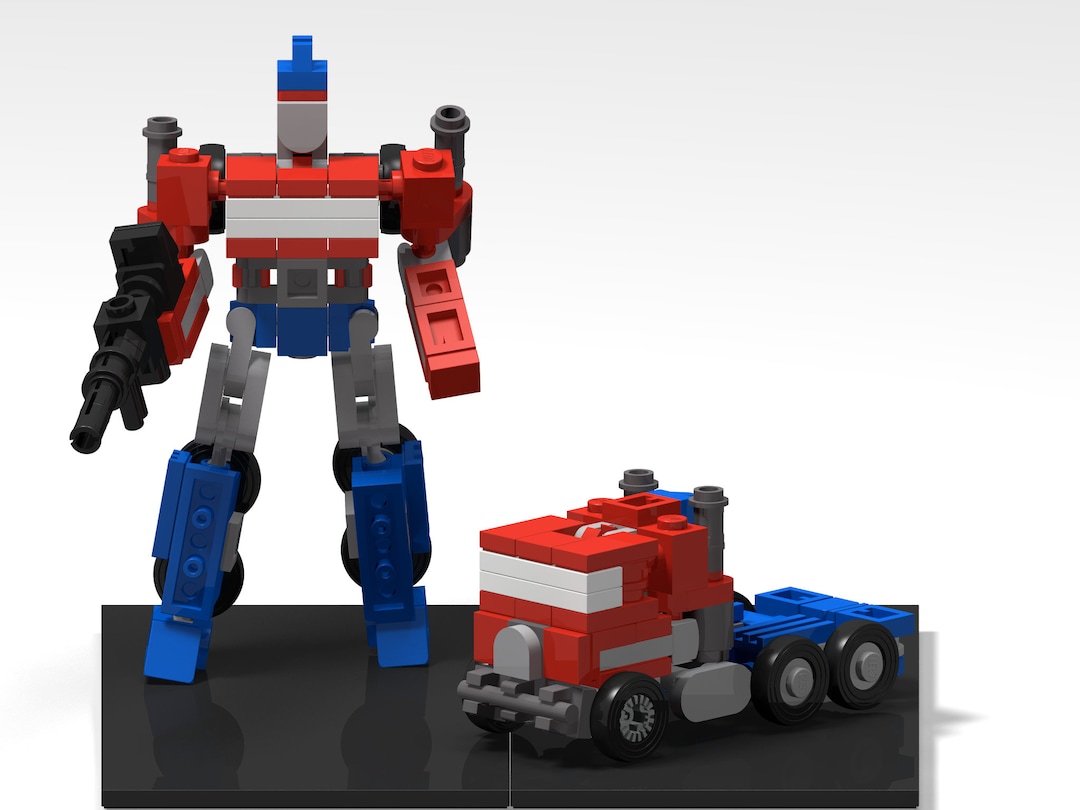 Micro Transformers Optimus Prime Gen1 With Gun Ver.6 - Full Set - Etsy