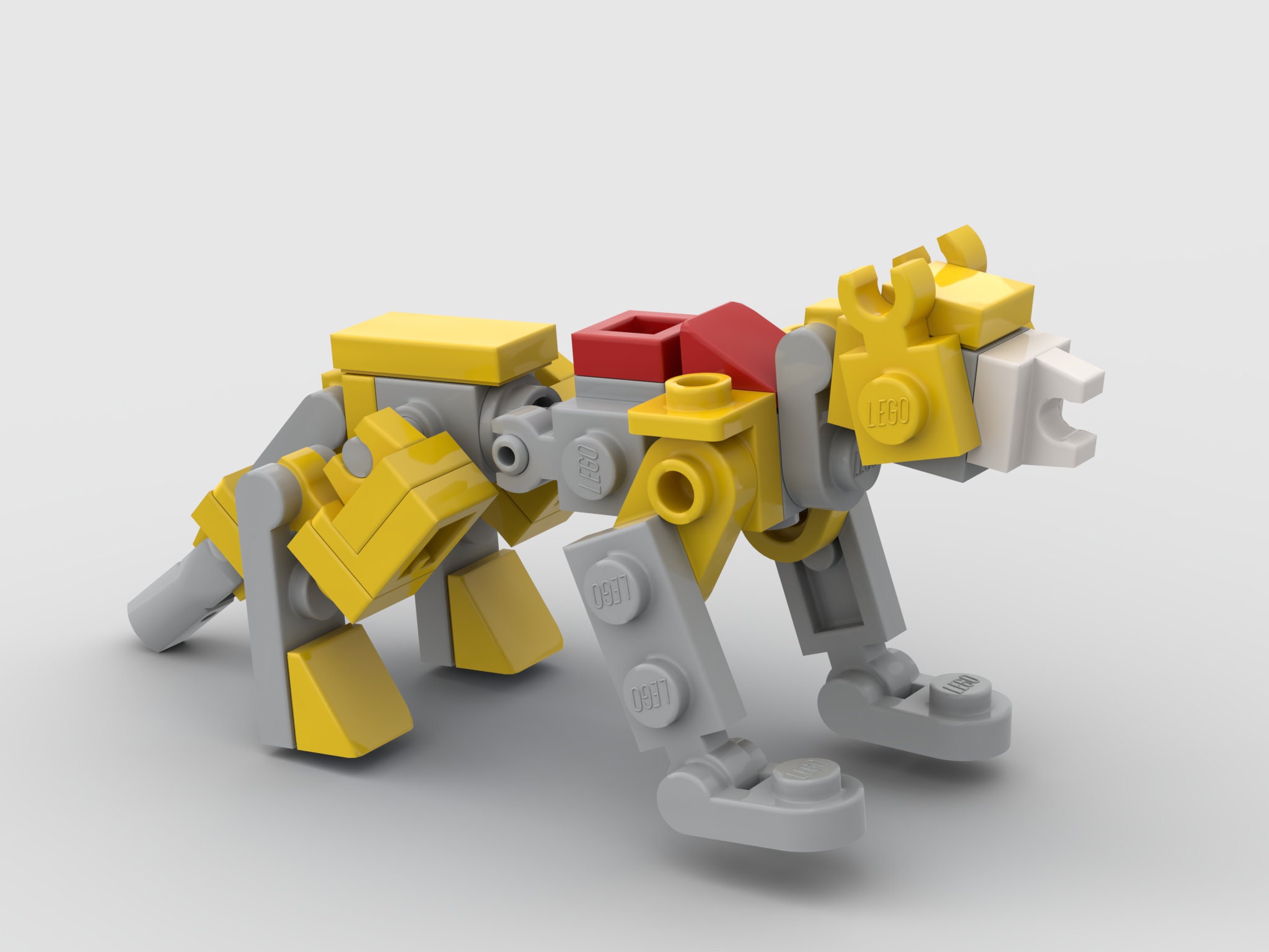 Voltron Yellow Lion Parts List and Instructions - Etsy