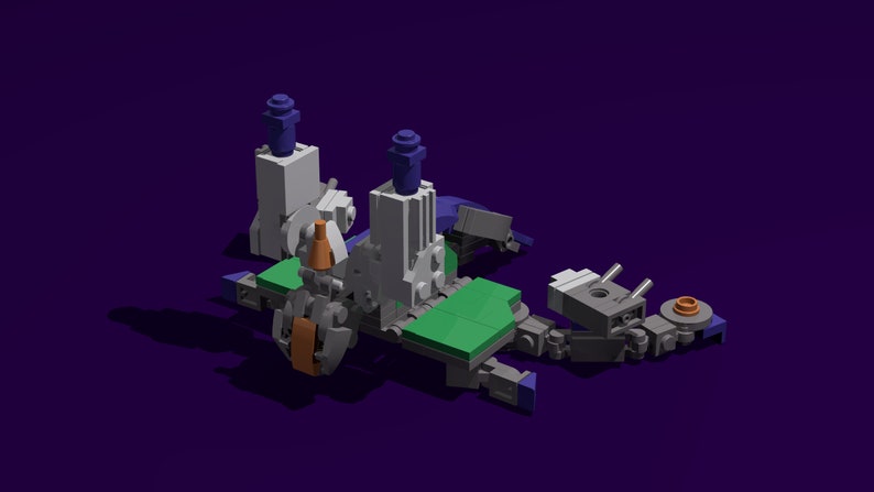 Micro Transformers Gen1 Decepticon Titan Trypticon V2 - Etsy