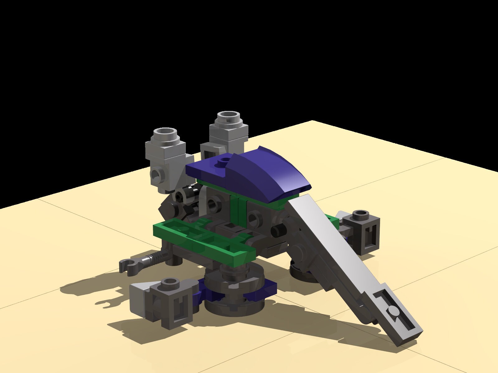 Micro Transformers Gen1 Decepticon Titan Trypticon - Instructions and ...