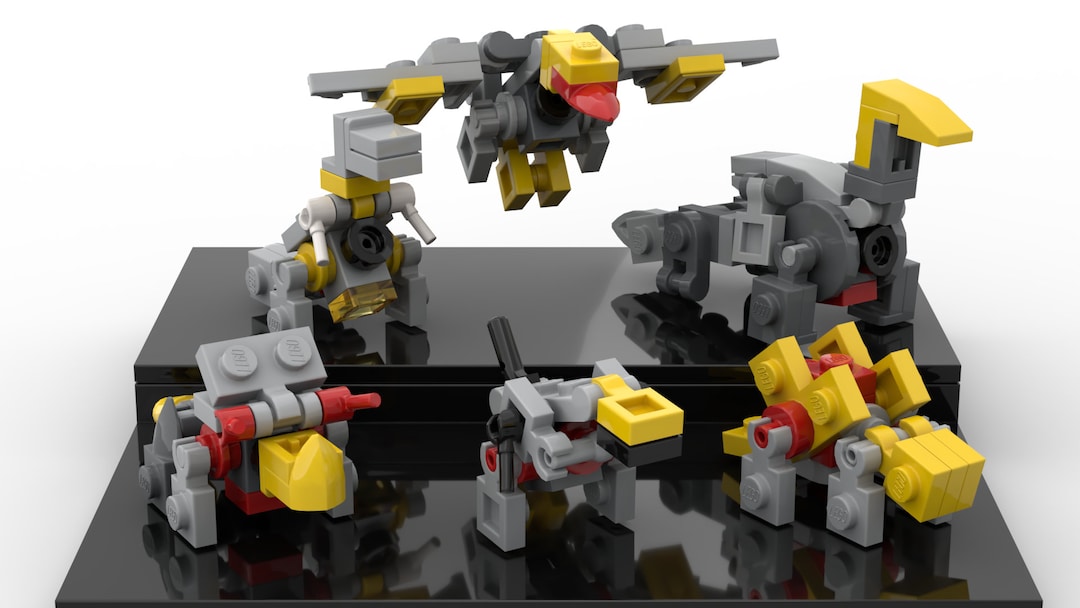 Minifig Scale Transformers Gen 1 Dinobots- Instructions and Parts List ...