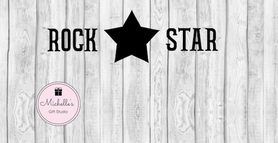 Rock Star Svg Star Svg Rock Svg Rock Star Digital File - Etsy Finland
