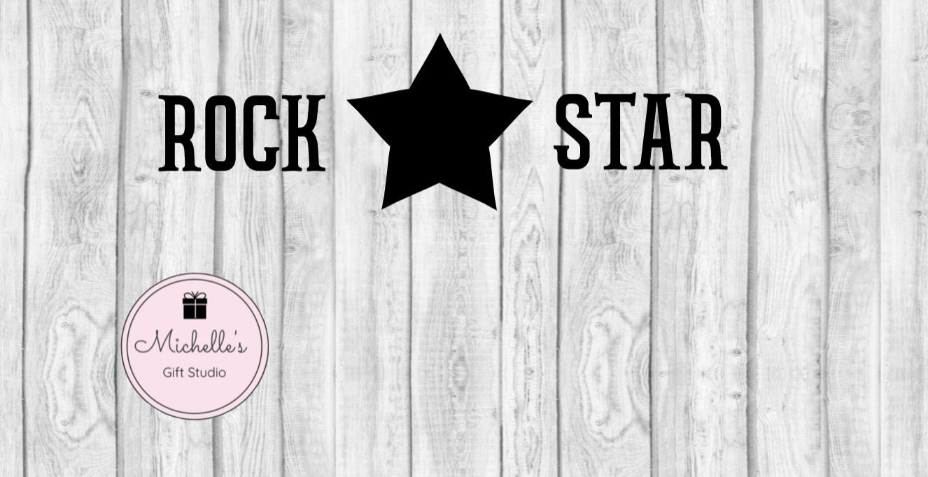 Rock Star Svg Star Svg Rock Svg Rock Star Digital File - Etsy Finland