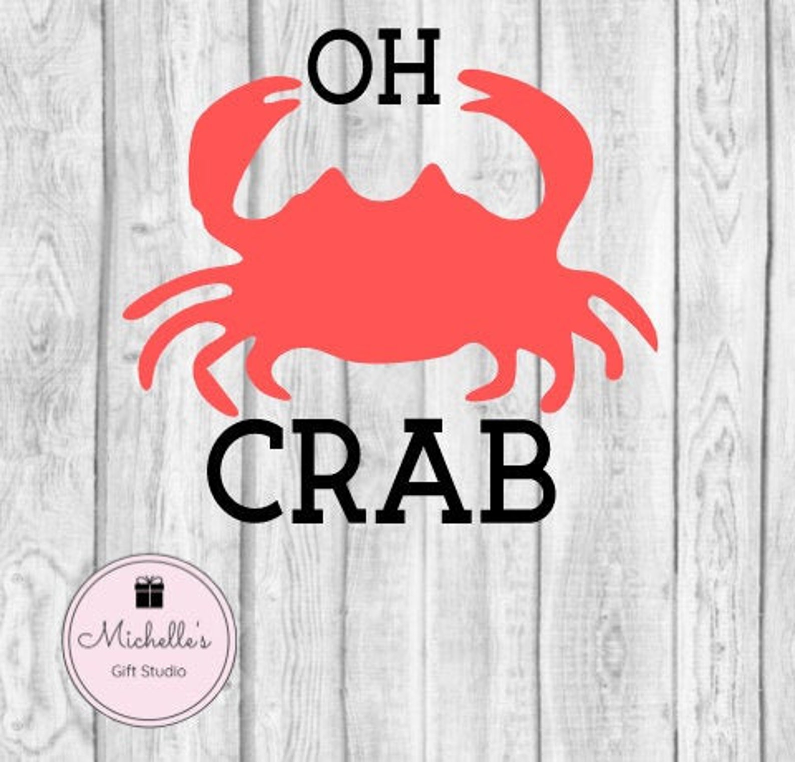 Oh Crab Svg Funny Quote Crab Svg Funny Shirt Funny Mug | Etsy