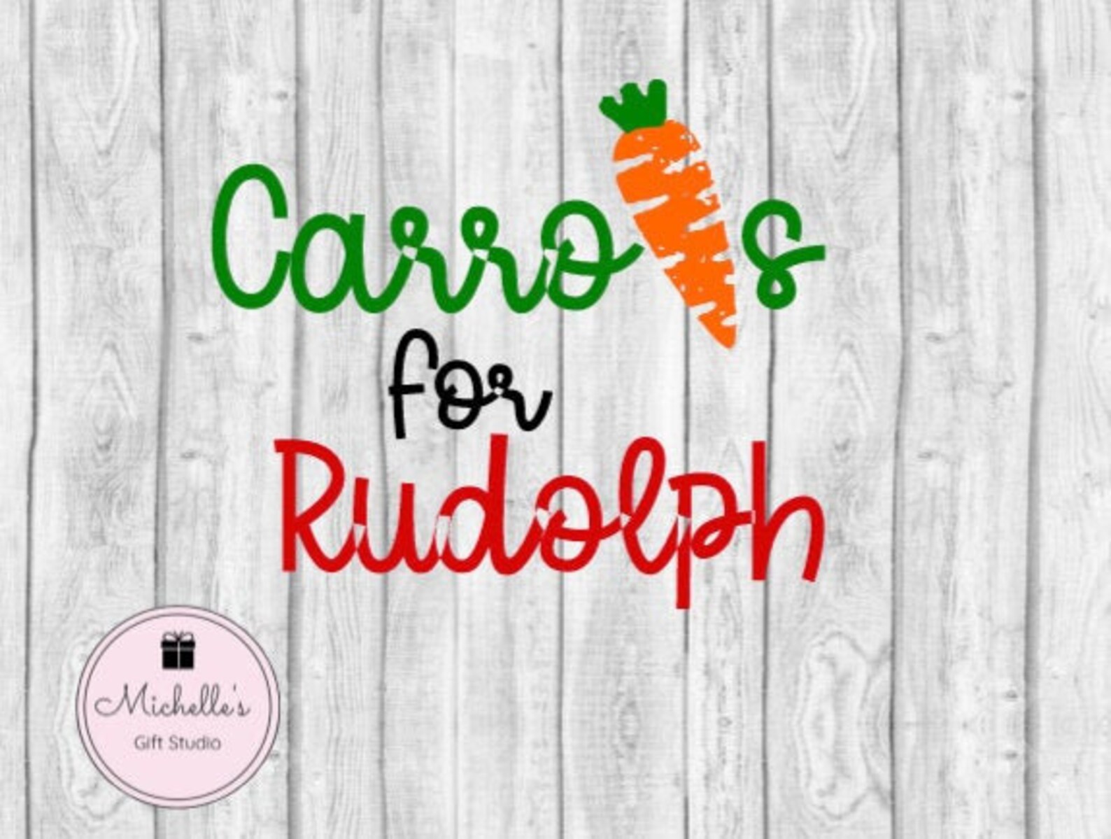 Carrots for Rudolph svg Rudolph svg Carrots for Rudolph | Etsy