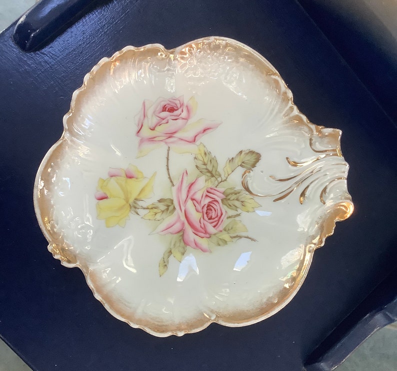 Dresden Germany Dish Roses - Etsy