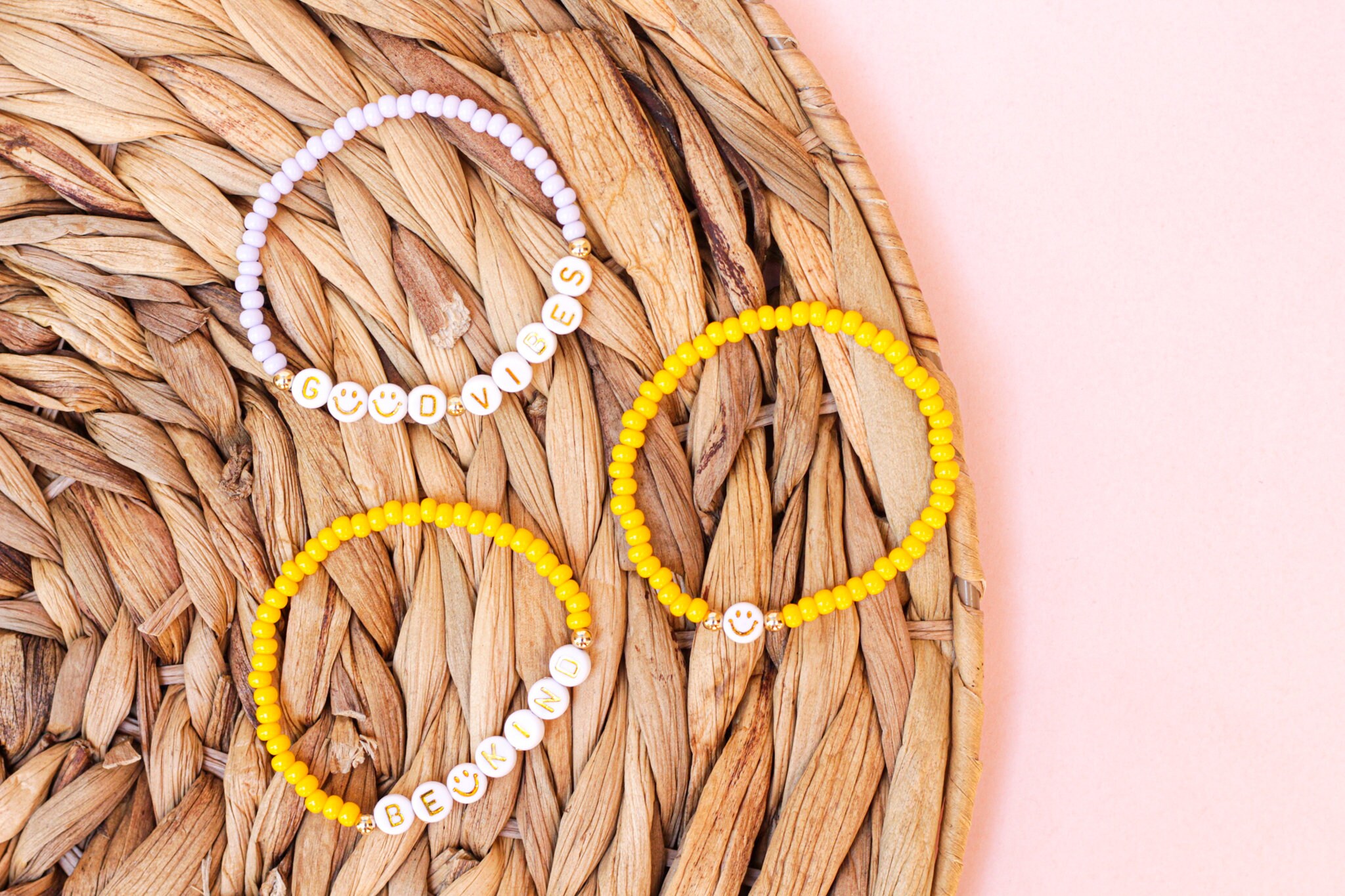 Smiley Face Bracelet Happy Face Bracelet Summer Bracelet | Etsy