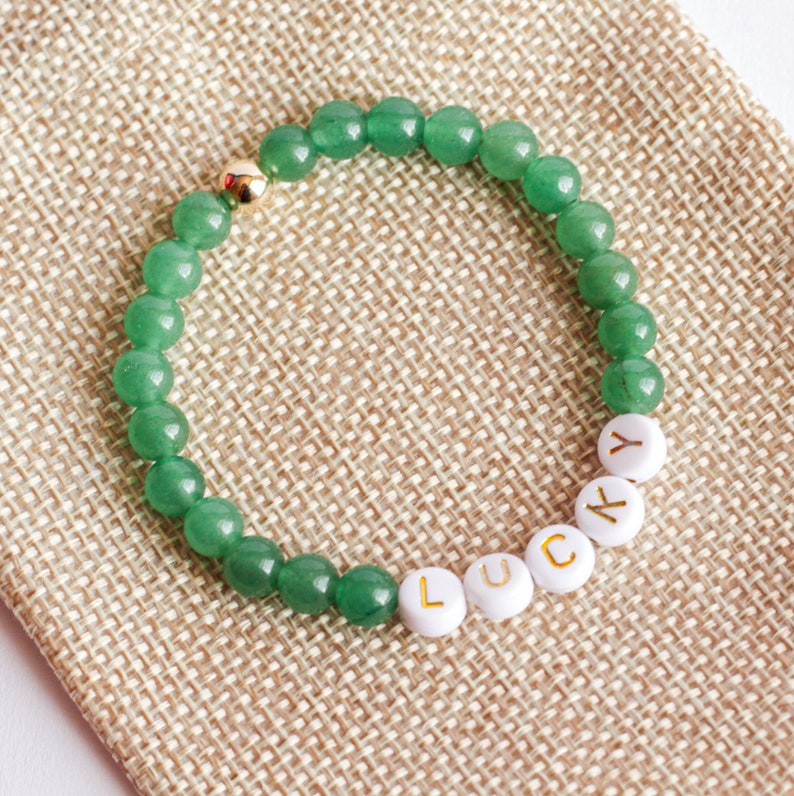 Custom Letter Bead Bracelet Personalized Bracelet Mama | Etsy