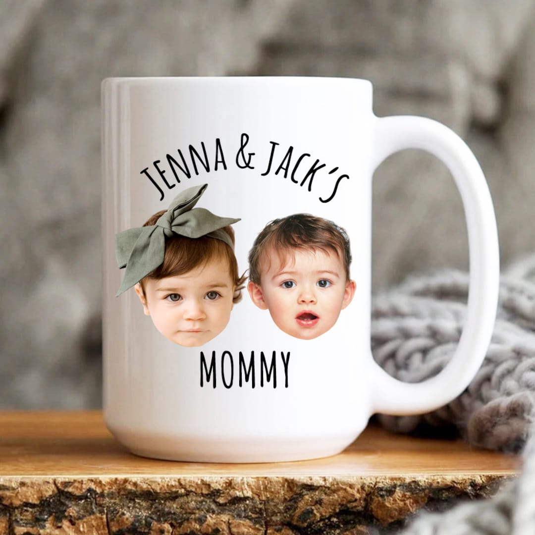Mothers Day Custom Photo Mug, Personalized Photo Face Mug, Personalized ...
