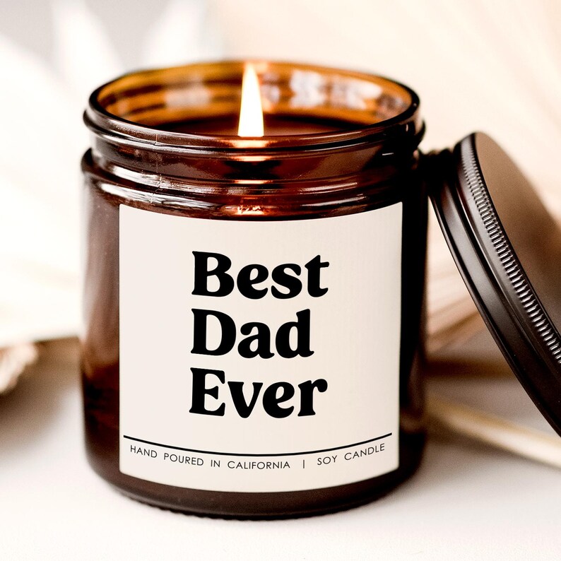 Best Dad Ever Candle, Heartwarming Present, Candle for Daddy , Best ...
