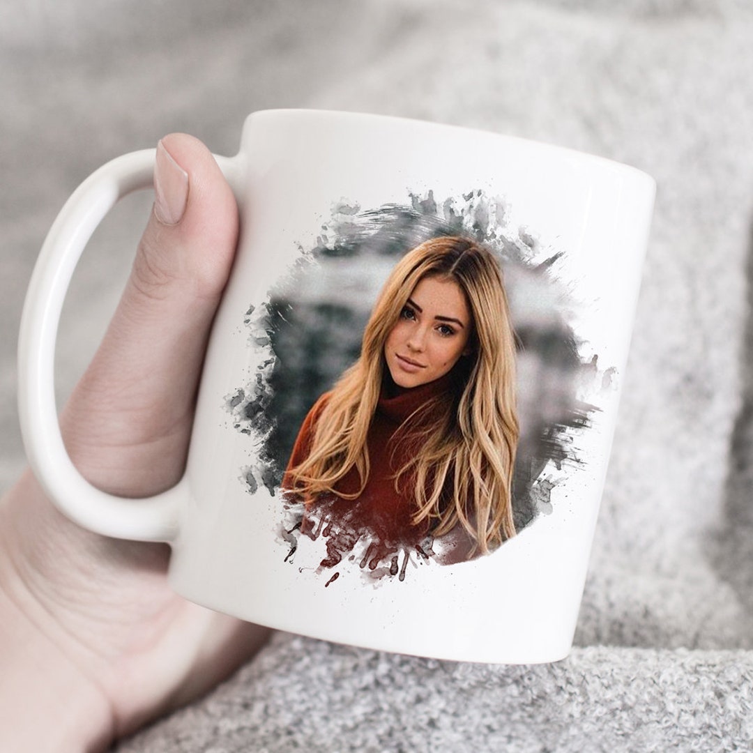 Personalized Coffee Mug, Customized Photo and Text Mug, Custom Photo ...