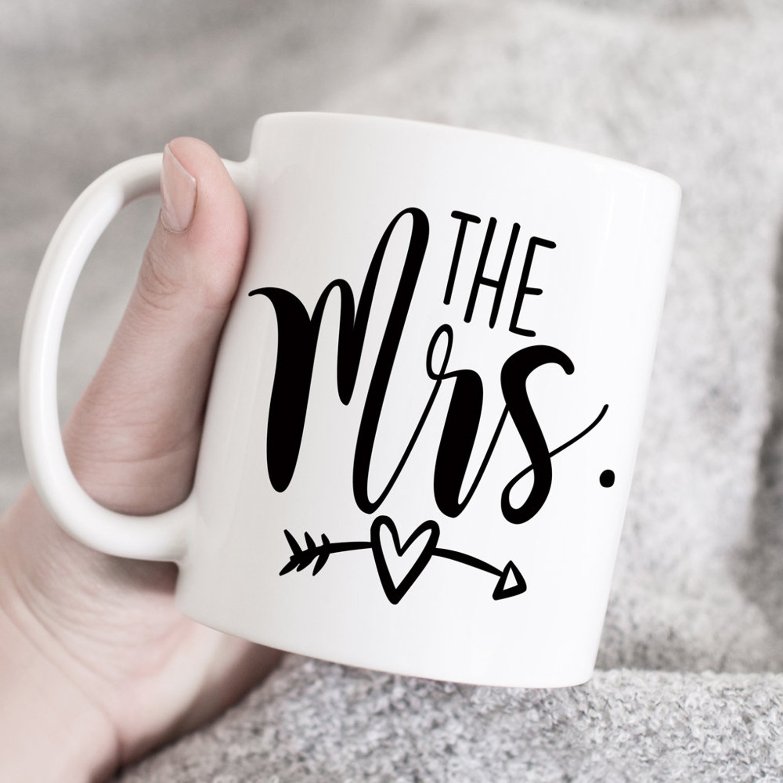 The Mrs Mugs, Wedding Gift, Personalized Wedding Mugs, Engagement Gift ...