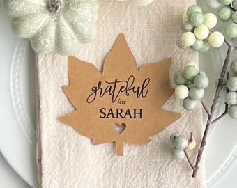 Thanksgiving Place Cards Printable Thanksgiving Place Cards - Etsy